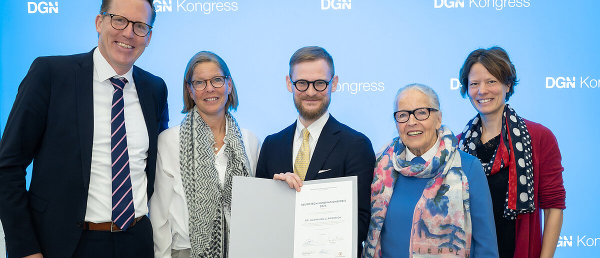 NeuroTech-Innovationspreis für Maximilian Friedrich - Medizinische Fakultät